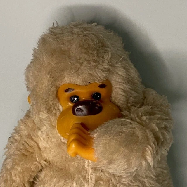 VINTAGE GONGA MONKEY Ape Chimp Sucking Thumb Soft Plush Toy £9.99 ...