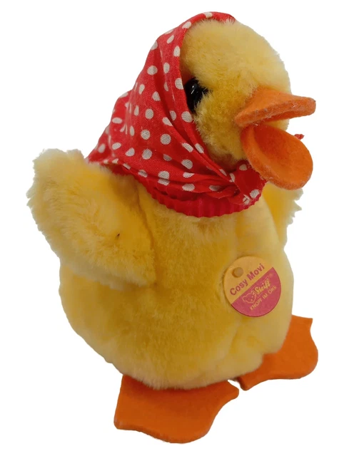 STEIFF COSY MOVI Canard Peluche Foulard Bouton Oreille 12cm EUR 11,95 ...