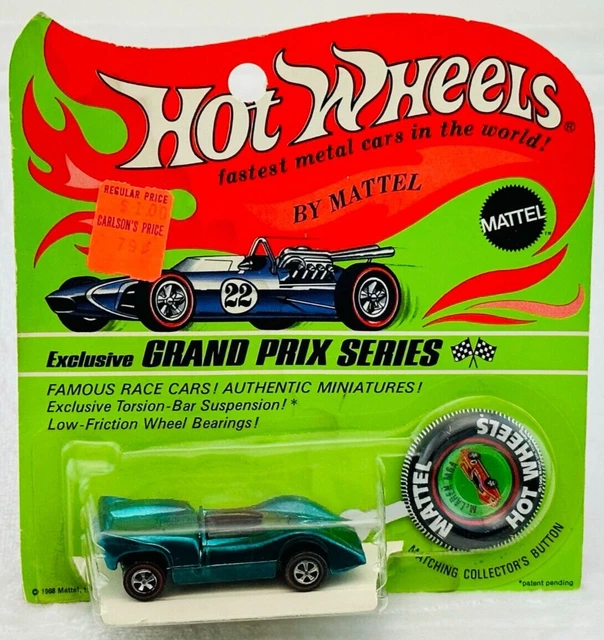 HOT WHEELS REDLINE MCLAREN M6A Aqua US noir intérieur NEUF dans ...