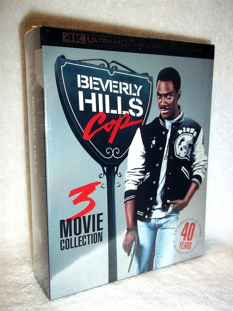 BEVERLY HILLS COP: 3-Movie Collection (4K/Blu-ray, 2024, 4-Disc) NE ...
