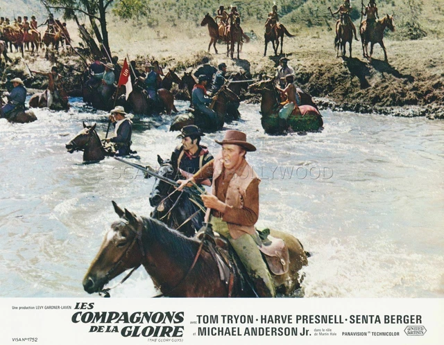 TOM TRYON HARVEY Presnell The Glory Guys 1965 5 Lobby Cards Original ...