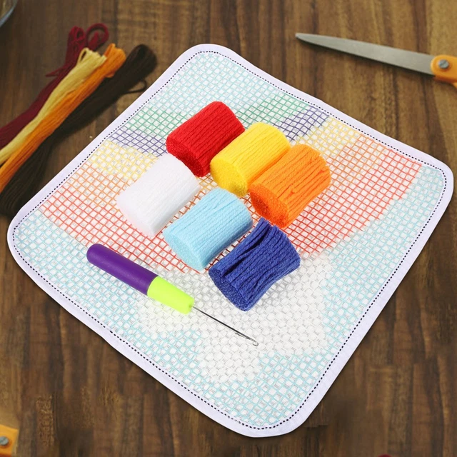 RUG HOOKING KIT Making Kits for Adults Embroidery Crochet DIY Latch $32 ...