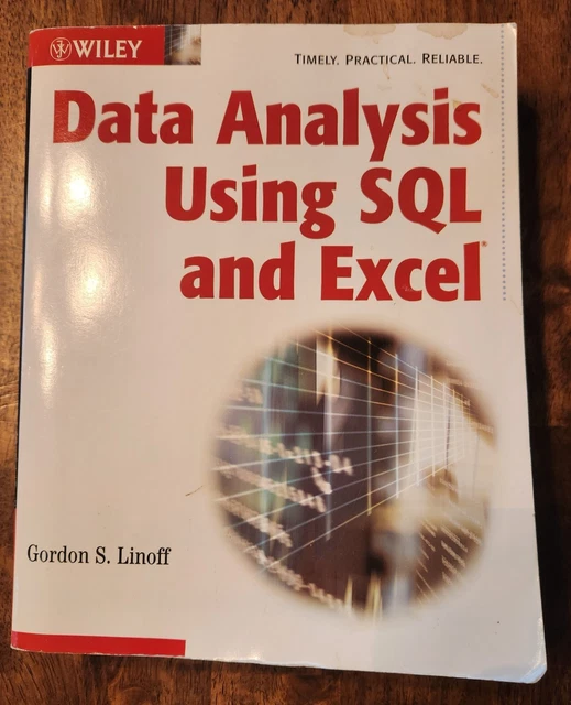 DATA ANALYSIS USING SQL and Excel - 0470099518, paperback, Gordon S ...