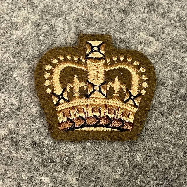 BRITISH ARMY SURPLUS Issue Household Division Staff Sergeant Crown ...