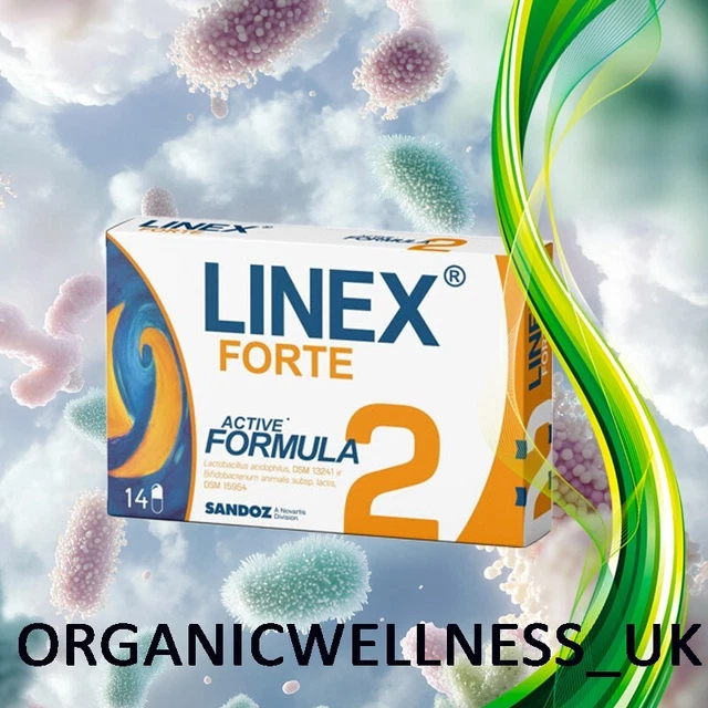 LINEX FORTE LACTO-BIFIDO BACTERIUM PROBIOTIC Supplement Digestive S. 14 ...