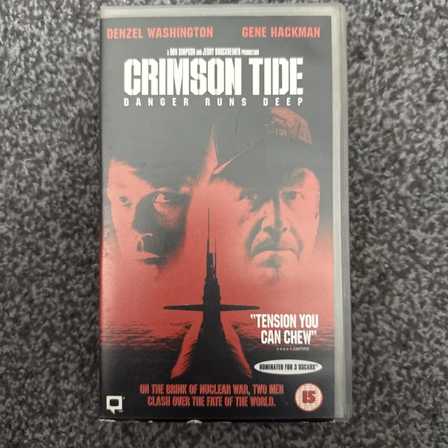 CRIMSON TIDE VHS Denzel Washington, Gene Hackman £1.16 - PicClick UK