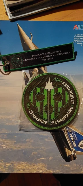 PATCH + FLAMME armée de l'air / Mirage 2000D /3 Ème Escadre EUR 10,00 ...