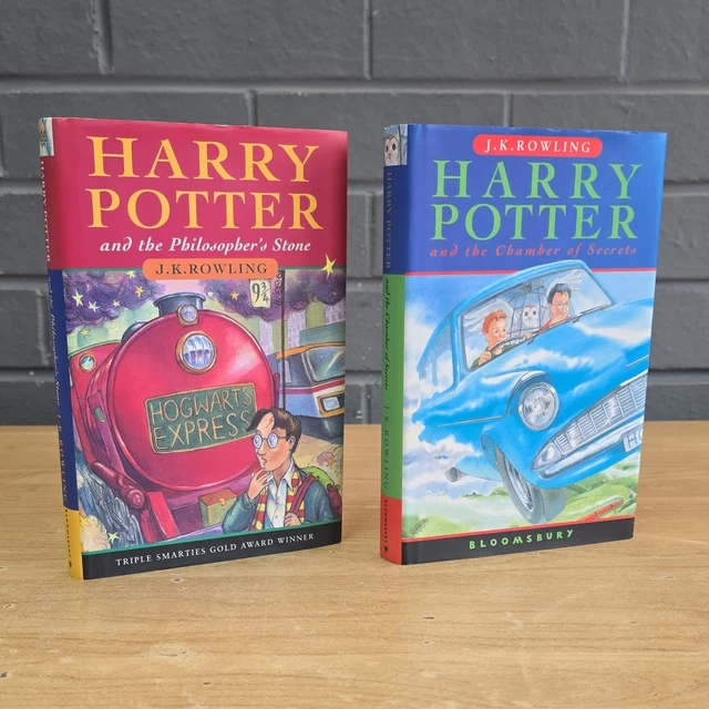 HARRY POTTER THE Philosopher's Stone 1st First Edition + Chamber ...