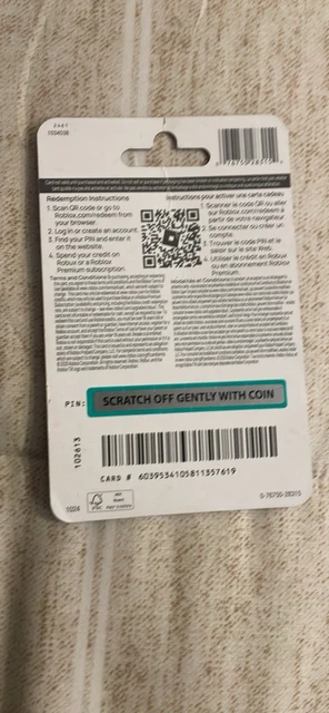 $25 ROBUX CARD – Unscratched | Instant Roblox Credit $20.00 - PicClick CA