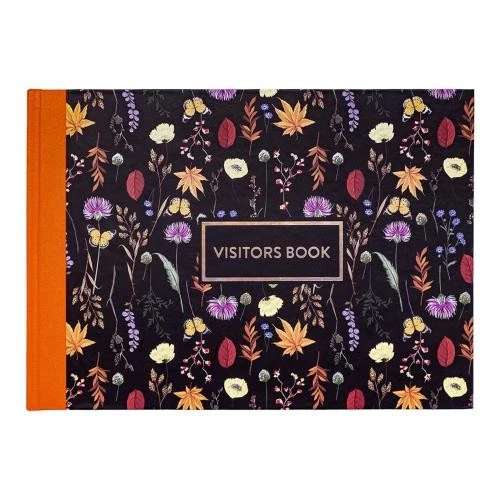PUKKA P9687BLM PUKKA Bloom Visitors Book Black [9687-BLM] $28.62 ...