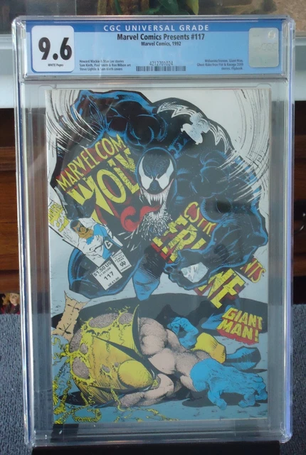 MARVEL COMICS PRESENTS #117 CGC 9,6 Sam Keith art Venom v Wolverine EUR ...