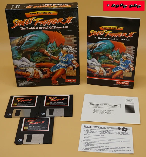 STREET FIGHTER II - 1993 - CAPCOM - PC Spiel / 3.5" Disketten - BIG BOX ...