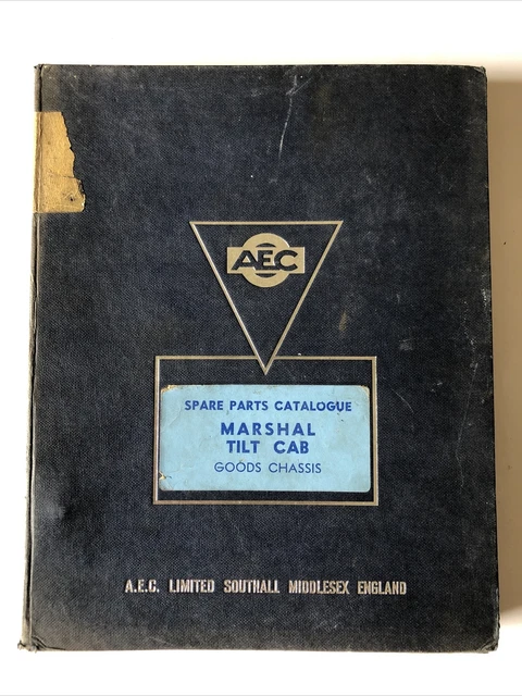 AEC MARSHAL SPARE Parts Catalogue Factory Original AV505 Engine £37.03 ...