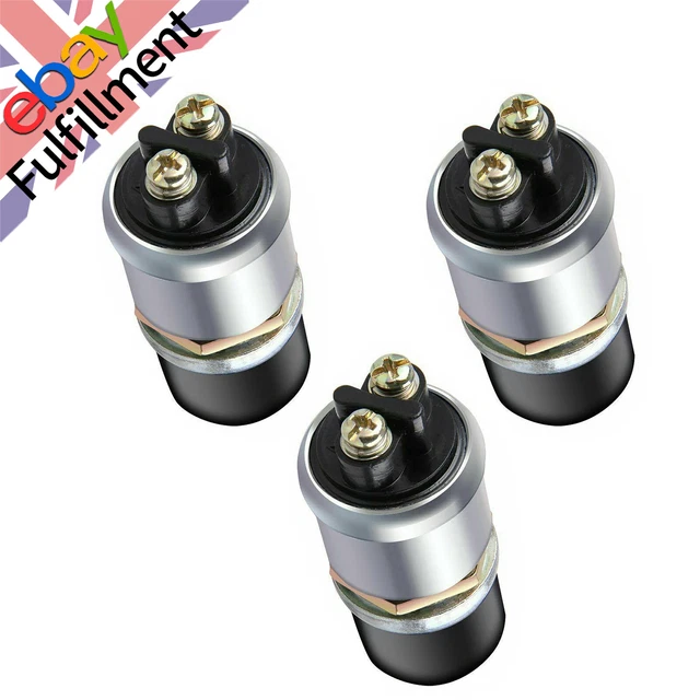 3PCS 12 VOLT DC Waterproof Heavy-Duty Momentary Push-Button Starter ...