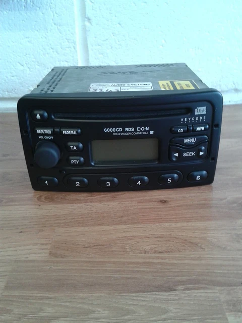 FORD 6000 CAR Radio Stereo Cd Player Fiesta Focus Connect + Code £47.47 ...