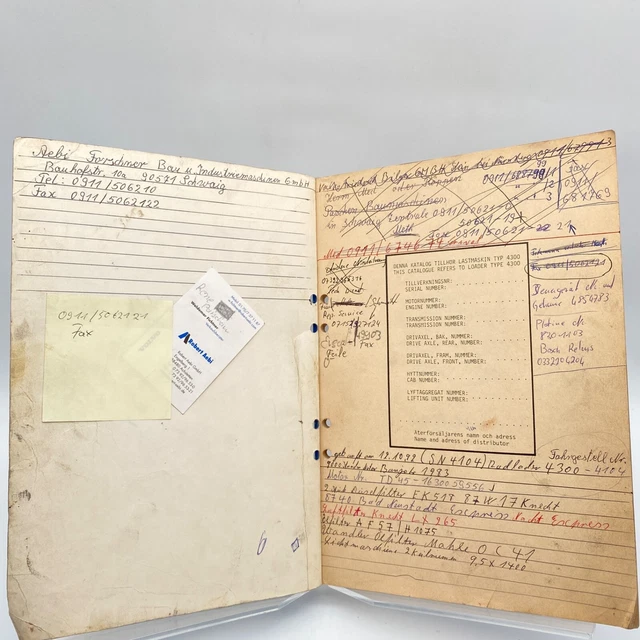 VOLVO BM PALA Caricatrice 4300 Lista Parti di Ricambio Catalogo ...