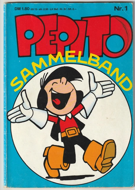 PEPITO SAMMELBAND #1 (2.Jahrg. #22+8+5), Gevacur 1973 COMICHEFT Z2 EUR ...