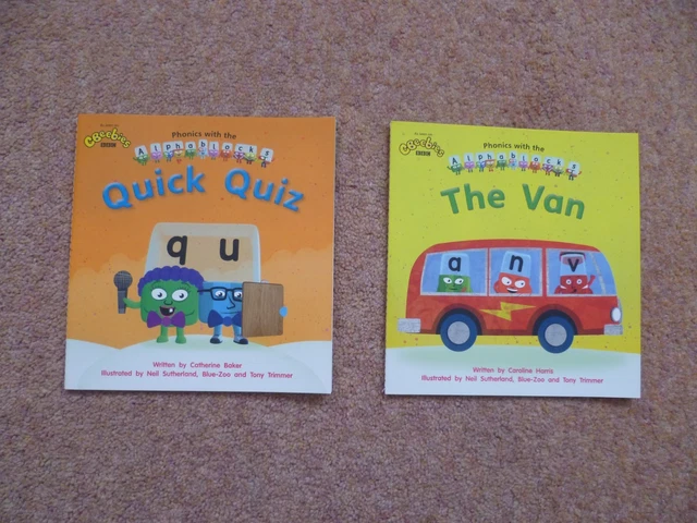 PHONICS WITH THE Alphablocks The Van & Quick Quiz £4.38 - PicClick UK