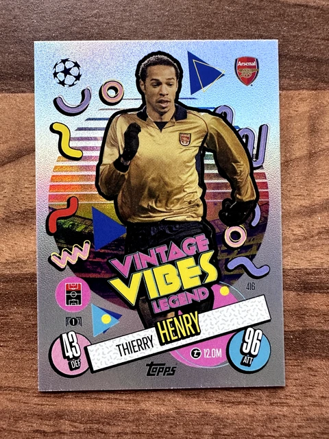 TOPPS MATCH ATTAX CL 2024-25 24-25 Vintage Vibes Legend Thierry Henry ...