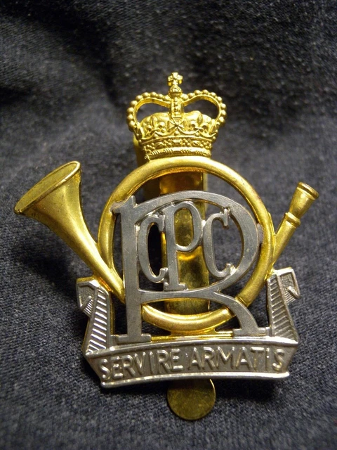 ROYAL CANADIAN POSTAL Corps Post Wwii Cap Badge Rcpc Servire Armatis ...