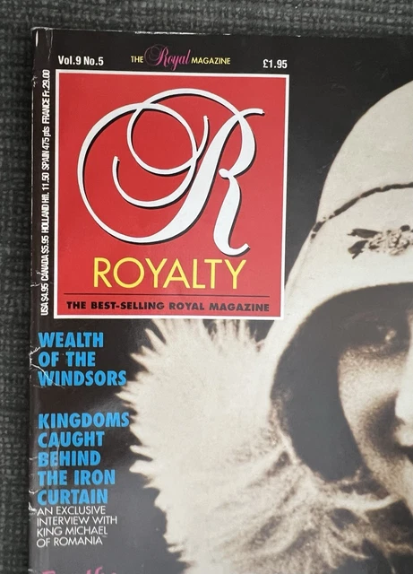 PRINCESS DIANA ROYALTY Magazine 1990 Volume 9 #5 Royal Review UK Import ...