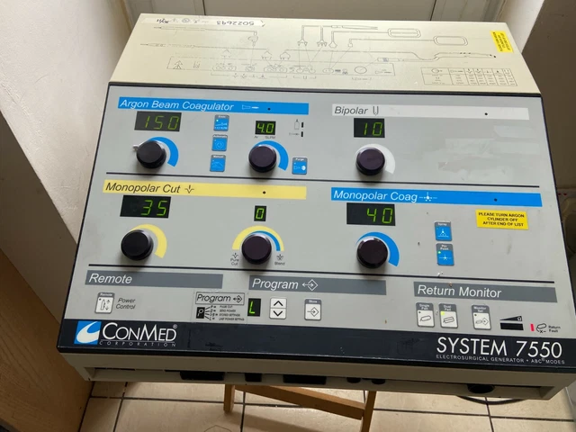 CONMED SYSTEM 7550 Electrosurgical Generator + ABC Modes £822.68 ...