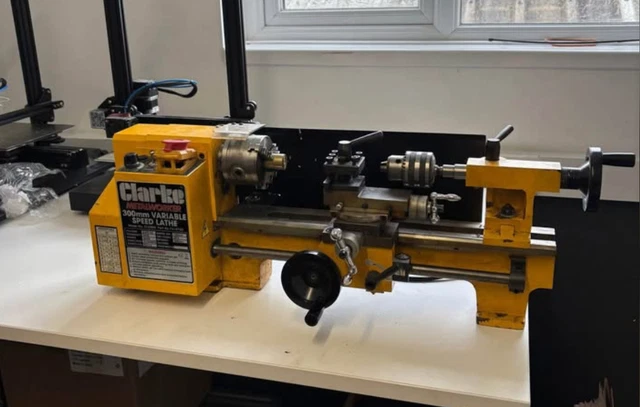 CLARKE CL300M METAL Worker Lathe With Lots Of Accessories £516.72 ...