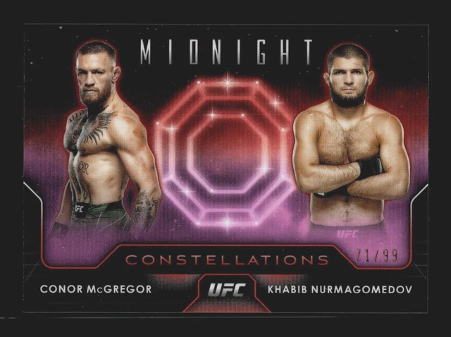 2024 TOPPS MIDNIGHT UFC Constellations Conor McGregor/Khabib ...