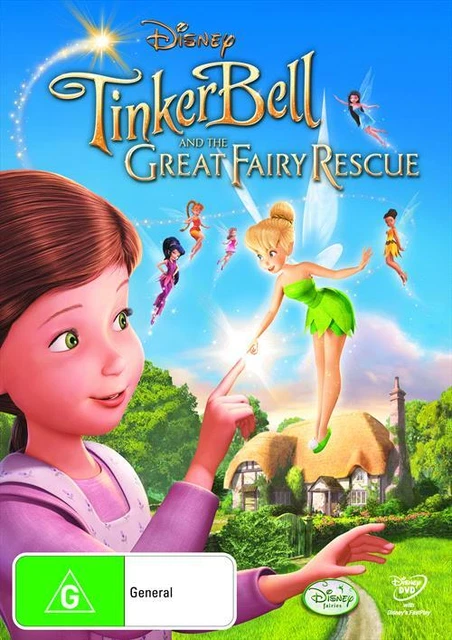 TINKER BELL AND The Great Fairy Rescue (DVD) Tinkerbell Region 4 vgc ...