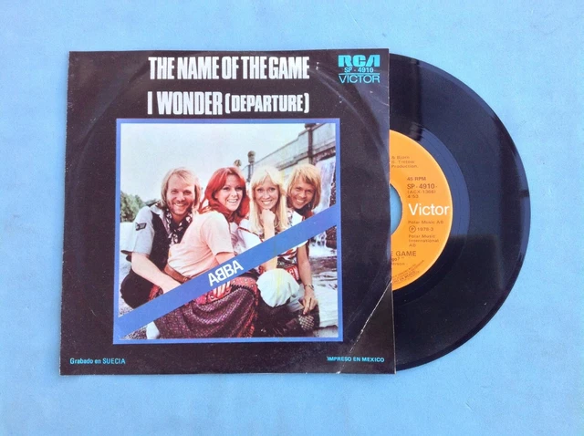 ABBA RARO SINGOLO Messicano Il Nome Del Gioco / I Wonder Dall'album Lp ...