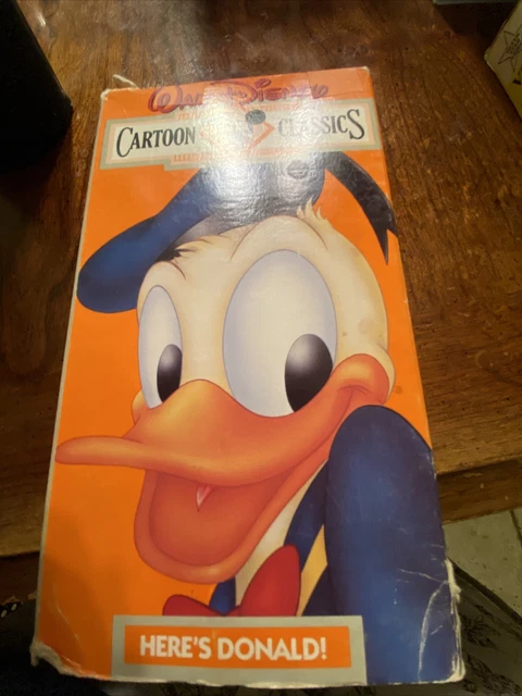 Vhs Walt Disney Cartoon Classics Volume 2 Heres Donald 1991 Home