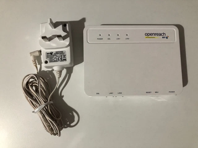 HUAWEI ECHOLIFE HG612 3B VDSL FTTC Fibre Modem (Unlocked) With Adapter ...