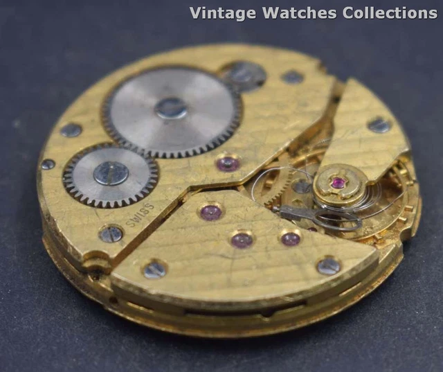UT-6498 WINDING NON Working Wrist Watch Movement For Parts & repair O ...