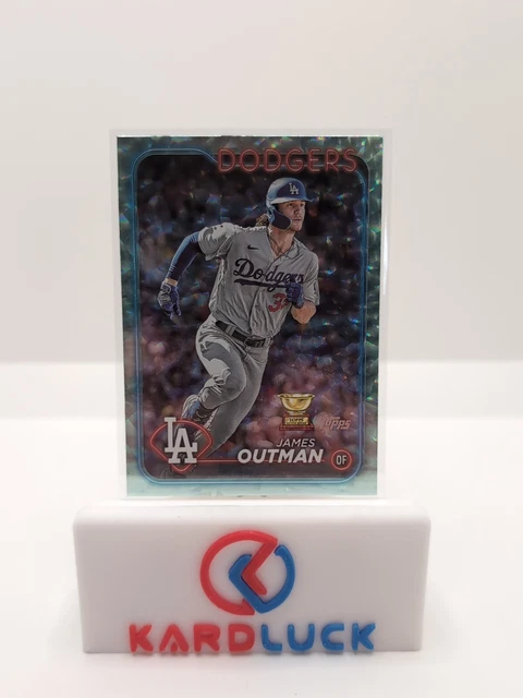 JAMES OUTMAN 2024 Topps Series 2 Aqua Foil Rookie Cup /399 - Dodgers ...
