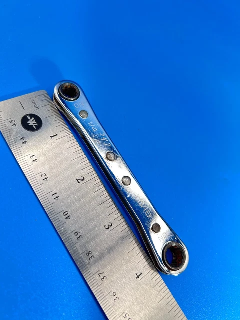 SNAP-ON TOOLS RATCHETING Box Wrench 1/4” x 5/16" R810C USA S-9-4 $9.38 ...