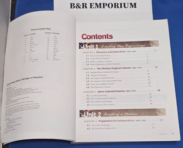 ABEKA 11TH GRADE: United Stated History: Heritage of Freedom Fourth ...