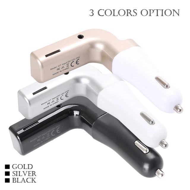 WIRELESS CAR FM Transmitter Plug-in U Disk MP3 Hands Free Call Kit £14. ...