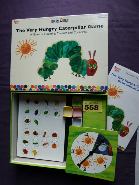 THE VERY HUNGRY caterpillar board game Complete Eric Carle Childrens ...
