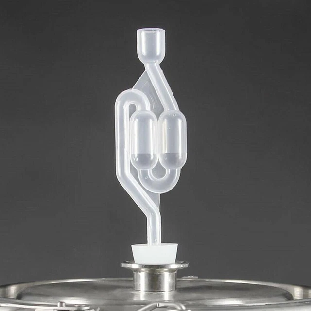 AIRLOCKS BUBBLE CARBOYS Stopper Fermenter Seal Valve Grade Food ...