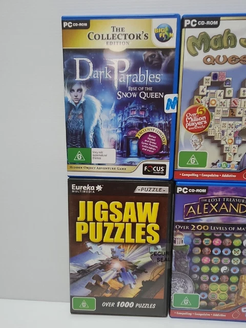 6 X ASSORTED PC/CD Rom Games - Hidden Object, Puzzle, Mahjong $18.86 ...