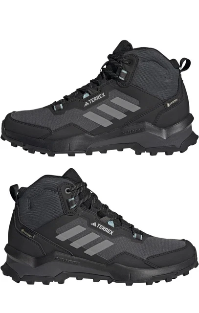 ADIDAS TERREX AX4 Mid Gore-Tex Mens Walking Hiking Boots. Black HP7401 ...