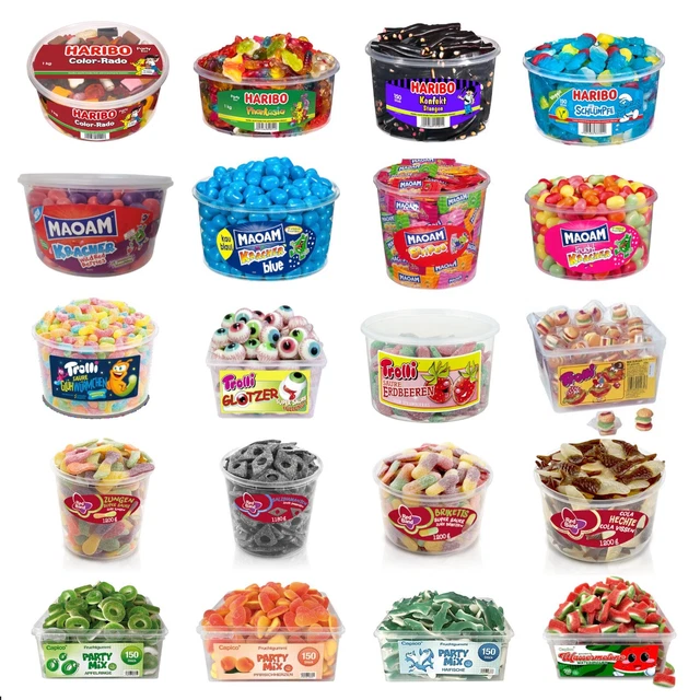 HARIBO - TROLLI - Red Band - Maoam- Capico- viele verschiedene Sorten ...