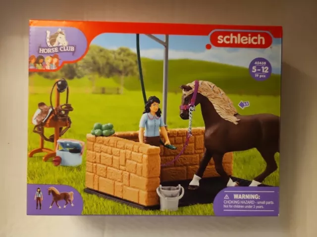 SCHLEICH 42438 HORSE Club Waschplatz mit Horse Club Emily und Luna Neu ... SCHLEICH 42438 HORSE Club Waschplatz mit Horse Club Emily und Luna Neu ...