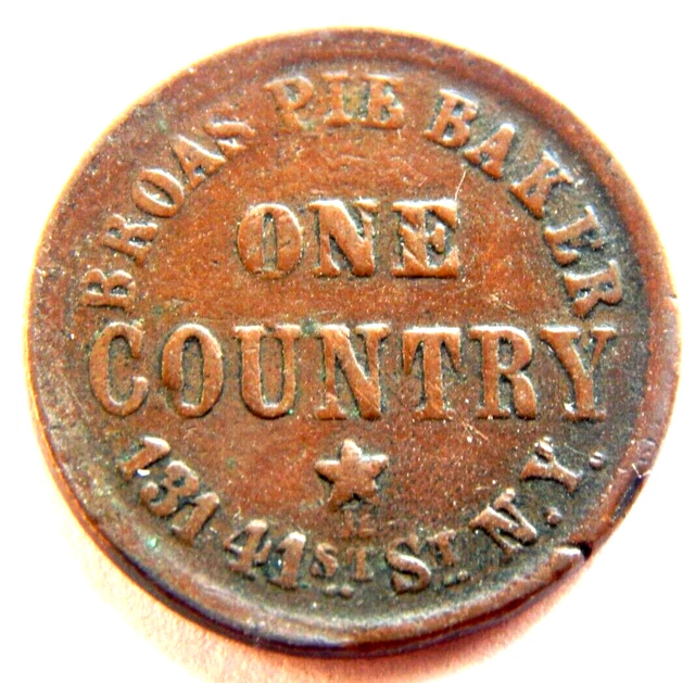 1863 NY CWSC Fuld630L-9A Broas Pie Bakers, One Country,United We Stand Lqqk ! £11.87 - PicClick UK