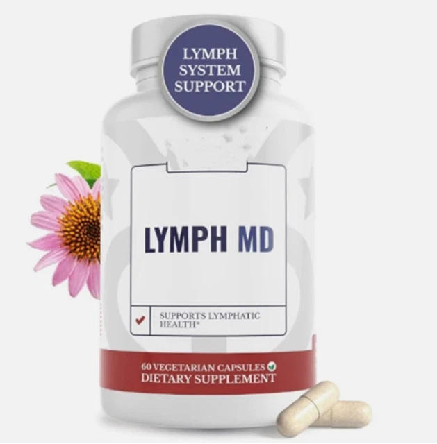 LYMPH MD - Lymphatic System Supplement with 9 Botanicals. Men Women 60 ...