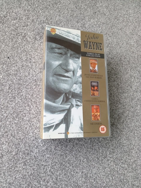 NEW JOHN WAYNE Three Film Collection (Double Pack) VHS Video Western ...