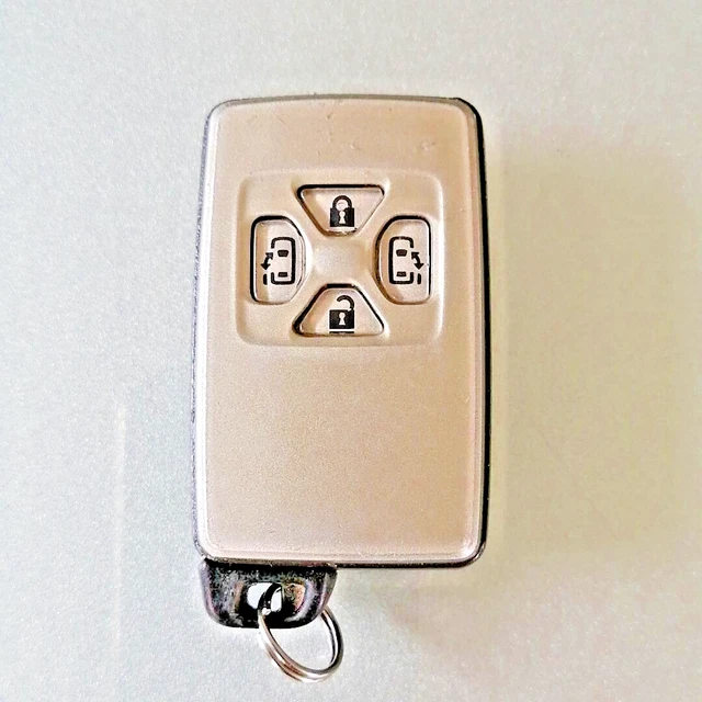 FOB REMOTE GENUINE Toyota JDM smart key for Alphard Vellfire Voxy Noah ...