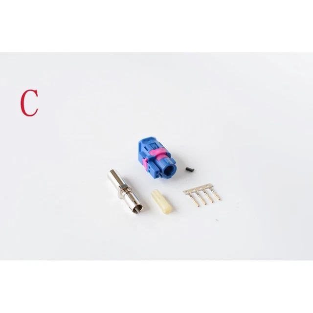 VEHICLE CAMERA CONNECTOR USB Display LVDS 6 Pin C Port Straight Right ...