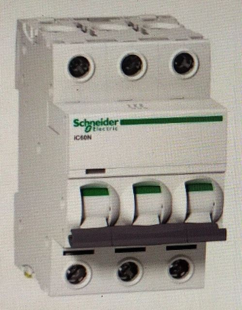 SCHNEIDER ACTI9 IC60N MINIATURE CIRCUIT BREAKER 3-Poles 415V C-Curve- 1A Or 2A $212.95 - PicClick AU
