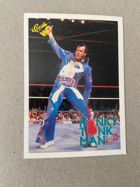 WWF WWE WCW Honky Tonk Man Classic Games 1990 Wrestling Trading Card 44 ...
